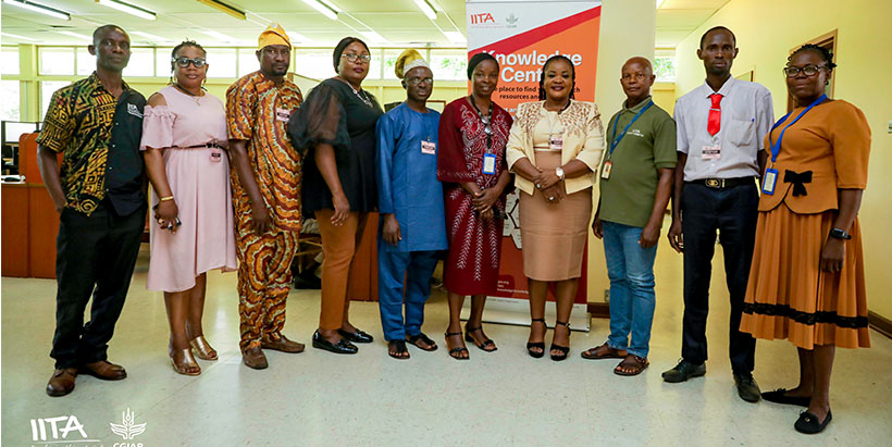 Nigeria Library Association seeks to strengthen collaboration with IITA Knowledge Center