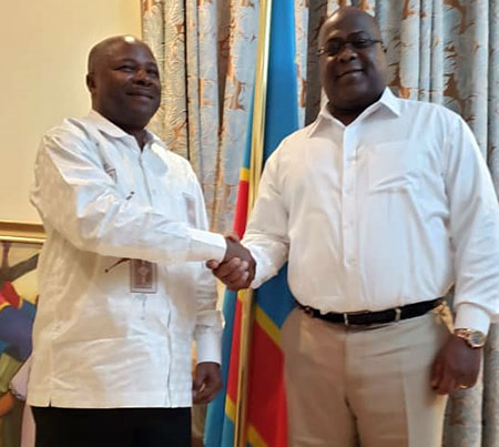 IITA Director General Nteranya Sanginga meets DRC President in Kinshasa ...