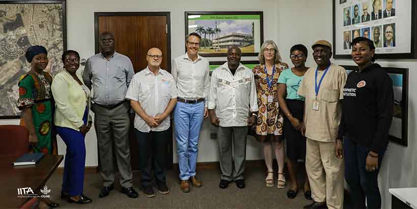 Funding opportunities: CGIAR Global Director on Finance meets the IITA team
