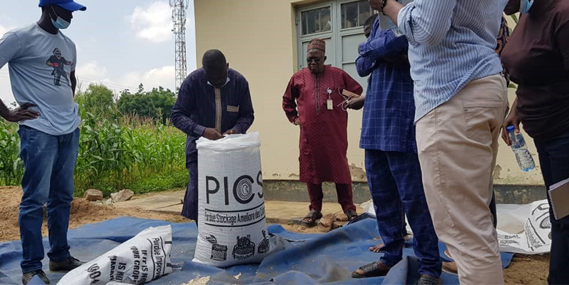 IITA scientists train WFP Kano third-party warehouse managers on grain ...
