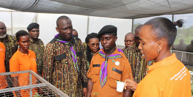 Unprecedented stopover of national symbol, Uhuru torch, highlights IITA ...