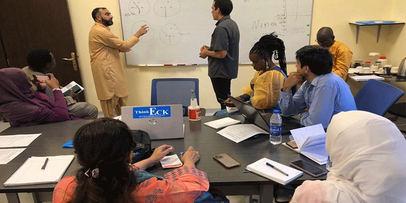 Dr.-Atif-Jamal-and-Alejandro-Ortega-Beltran-discussing-tracking-of ...